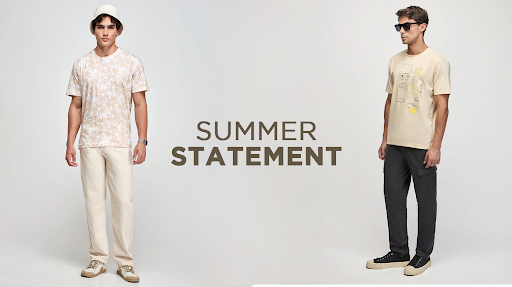 Summer T-Shirts for Men - Stylish & Comfortable | Red Flame